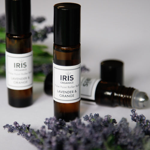 Lavender & Orange Pulse Point Roller Ball – Iris Organics